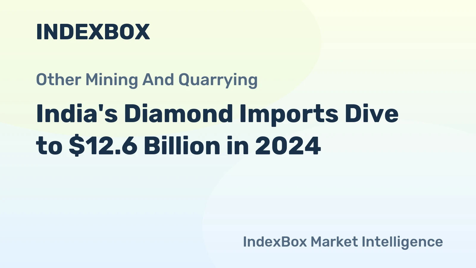 India's Diamond Imports Dive to $12.6 Billion in 2024