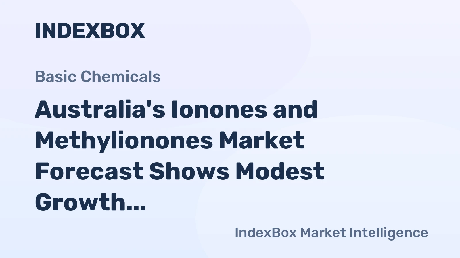 Australia's Ionones and Methylionones Market Forecast Shows Modest Growth With 1.5% CAGR Through 2035
