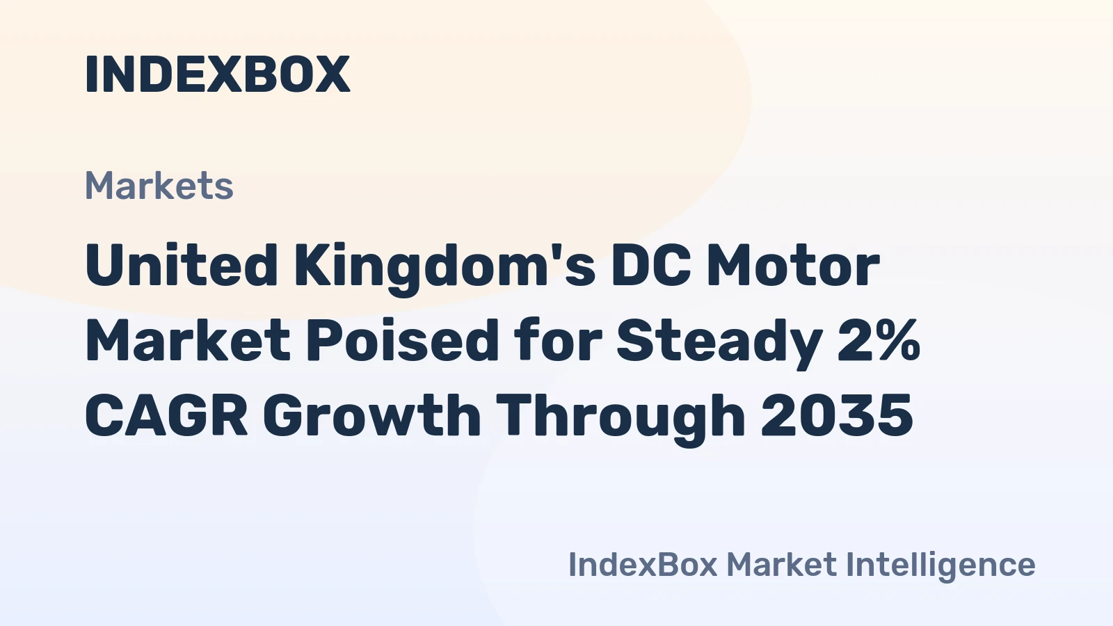 United Kingdom's DC Motor Market Poised for Steady 2% CAGR Growth Through 2035