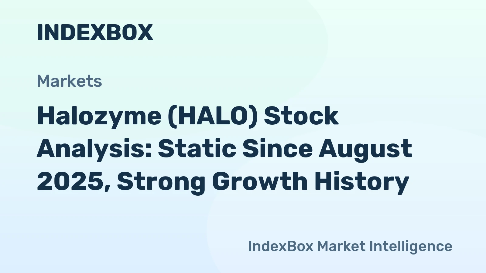 Halozyme (HALO) Stock Analysis: Static Since August 2025, Strong Growth History