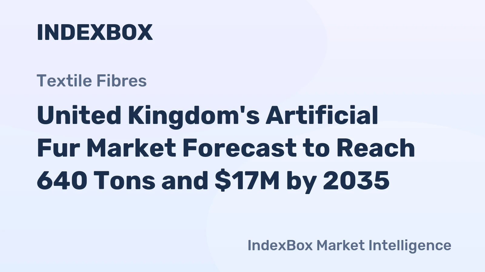 United Kingdom's Artificial Fur Market Forecast to Reach 640 Tons and $17M by 2035