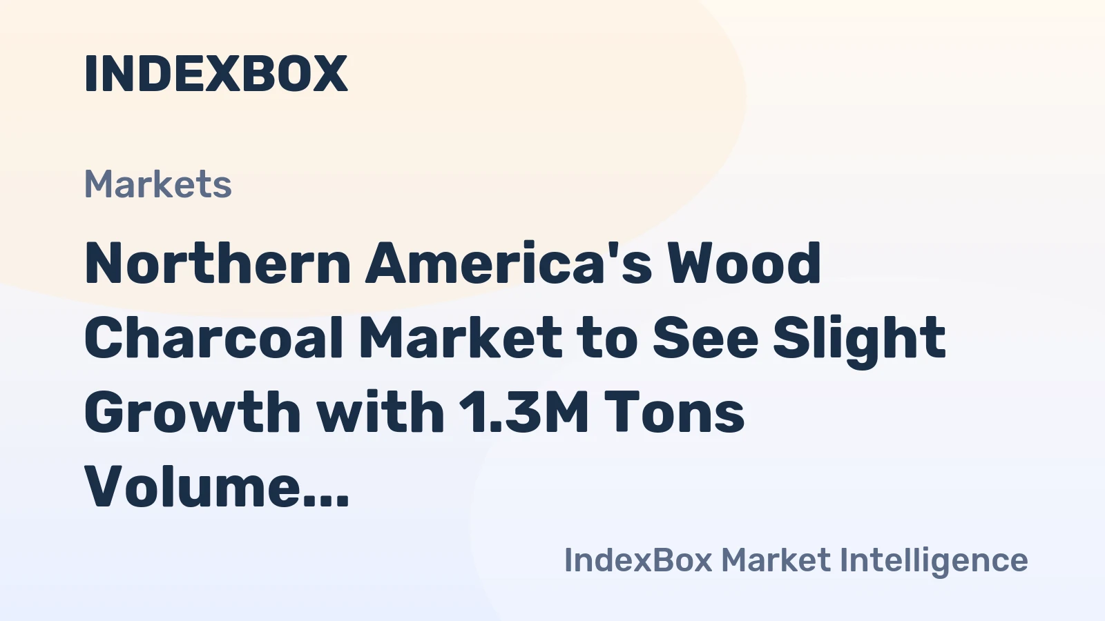 Northern America's Wood Charcoal Market to See Slight Growth with 1.3M Tons Volume and $1.3B Value by 2035