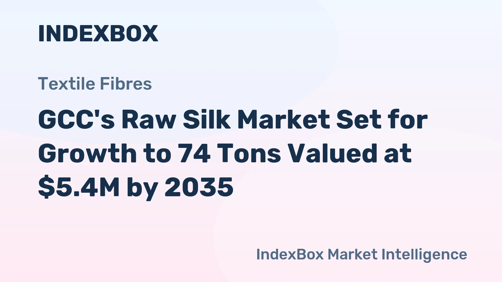 GCC's Raw Silk Market Set for Growth to 74 Tons Valued at $5.4M by 2035