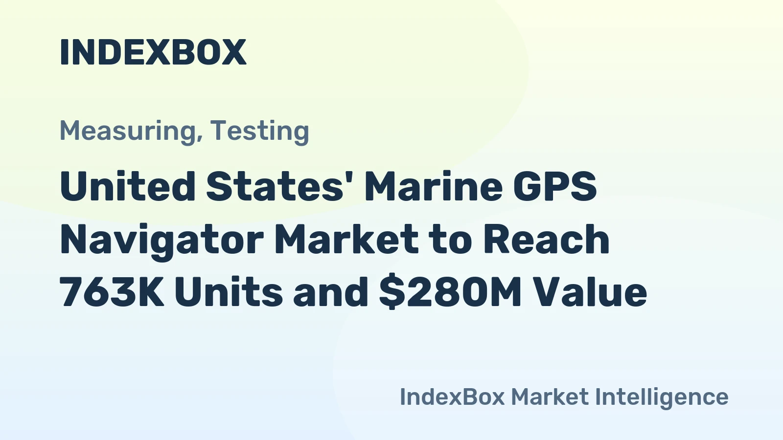 United States' Marine GPS Navigator Market to Reach 763K Units and $280M Value