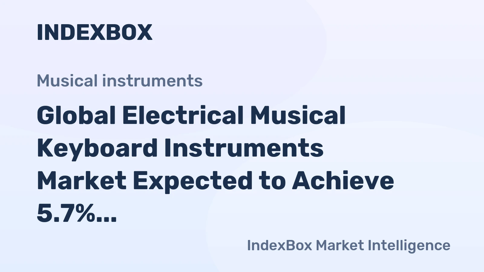 Global Electrical Musical Keyboard Instruments Market Expected to Achieve 5.7% CAGR Growth by 2035