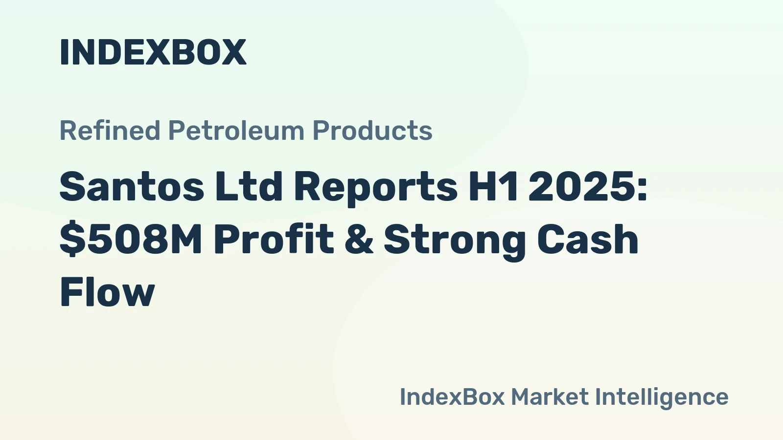 Santos Ltd Reports H1 2025: $508M Profit & Strong Cash Flow