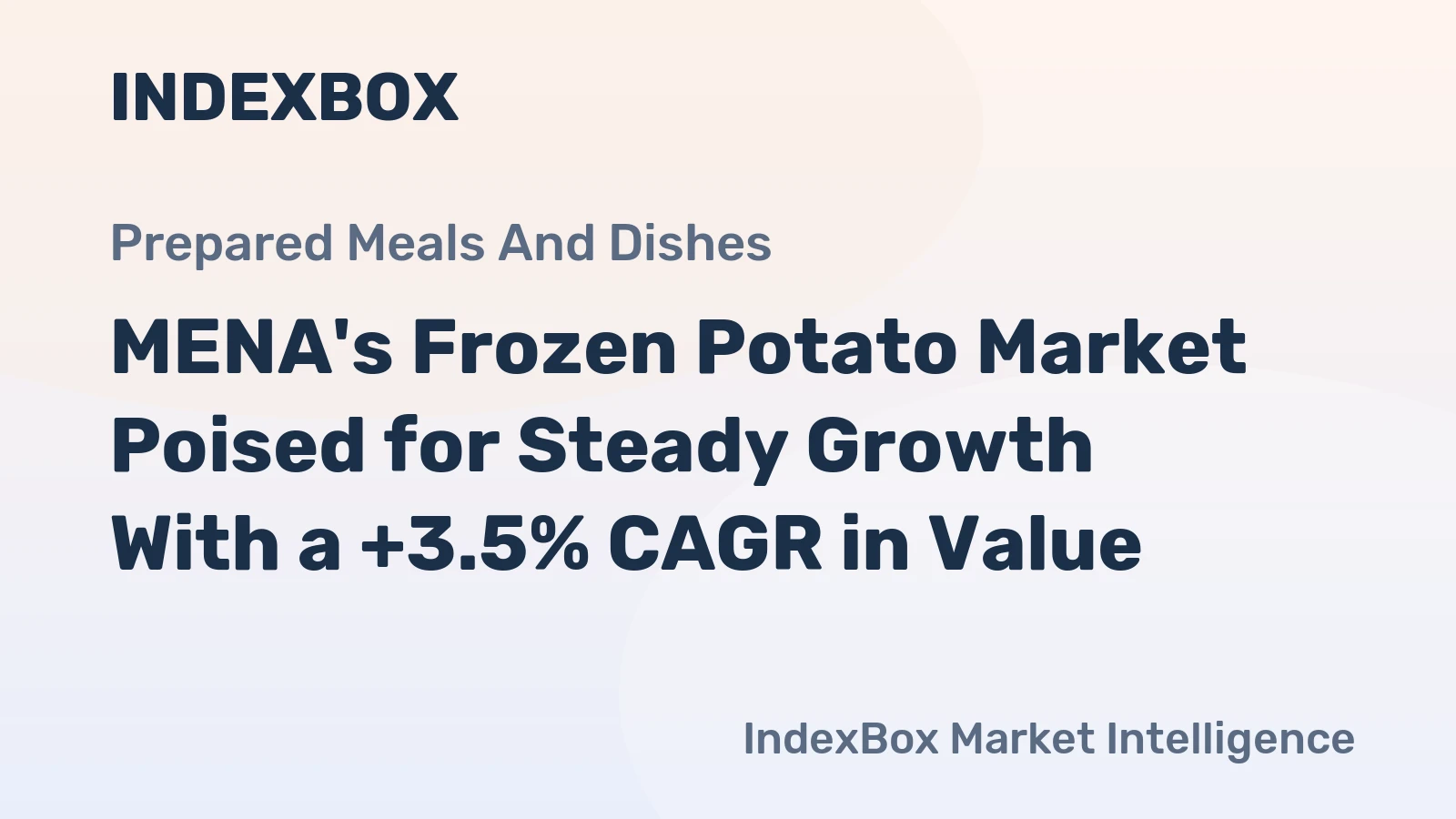 MENA's Frozen Potato Market Poised for Steady Growth With a +3.5% CAGR in Value