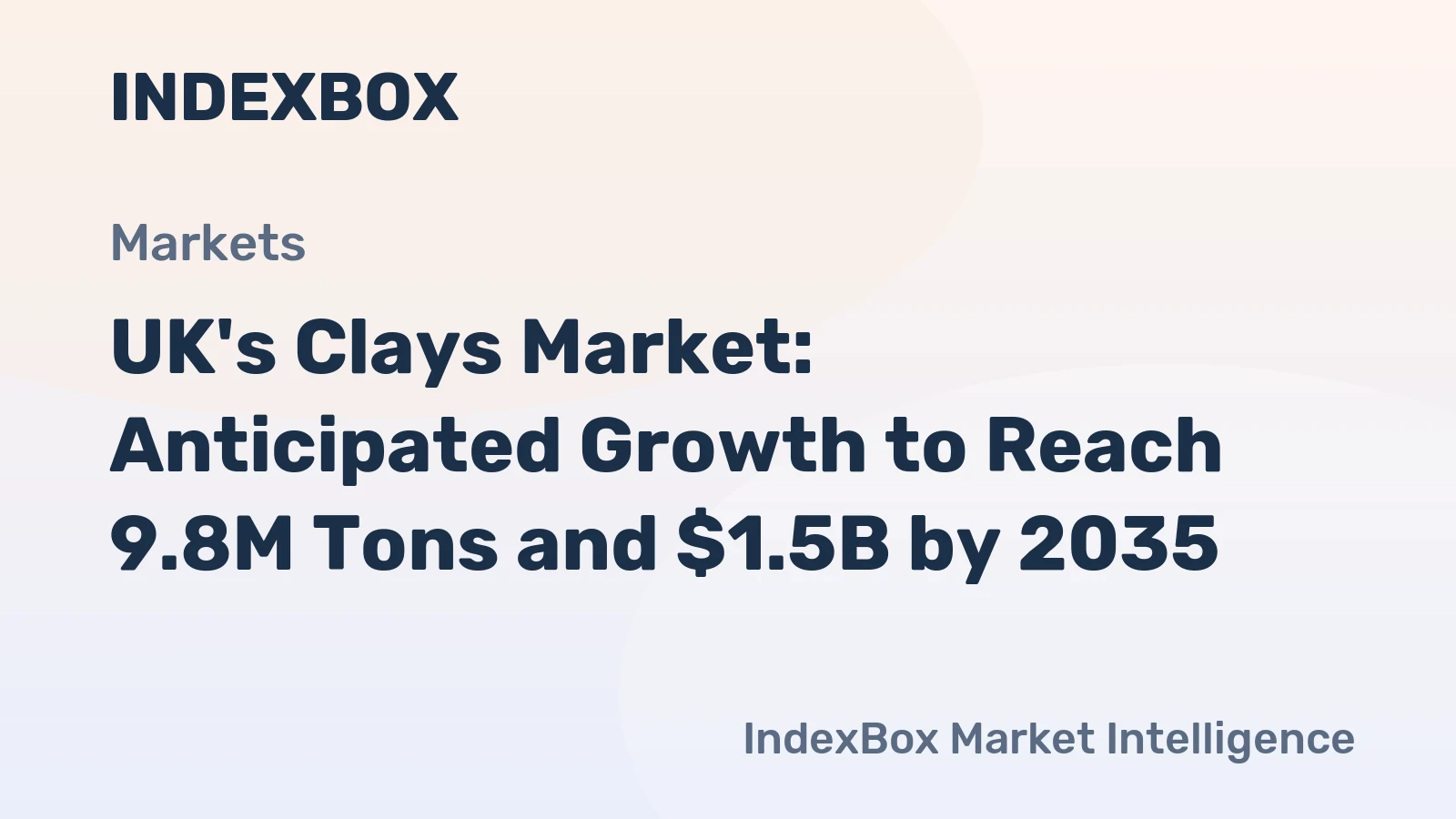 UK's Clays Market: Anticipated Growth to Reach 9.8M Tons and $1.5B by 2035