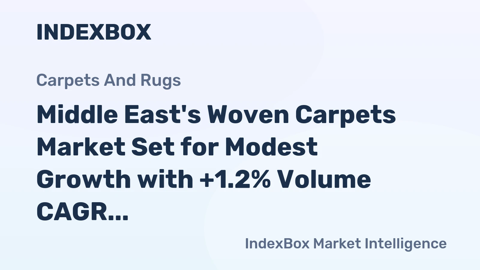 Middle East's Woven Carpets Market Set for Modest Growth with +1.2% Volume CAGR Through 2035