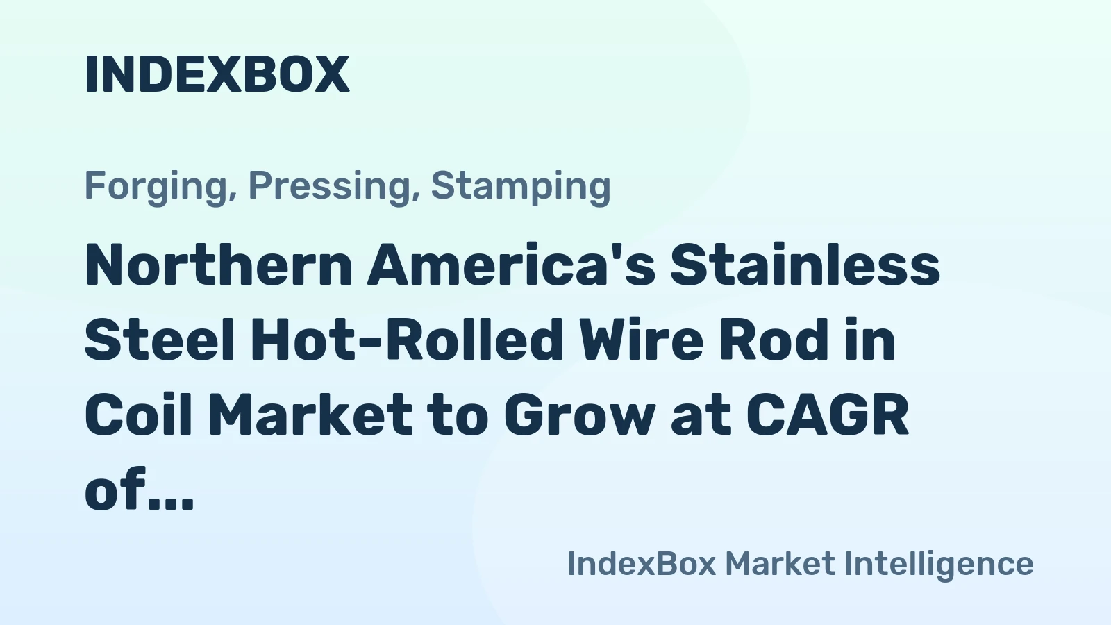 Northern America's Stainless Steel Hot-Rolled Wire Rod in Coil Market to Grow at CAGR of +0.3% through 2035