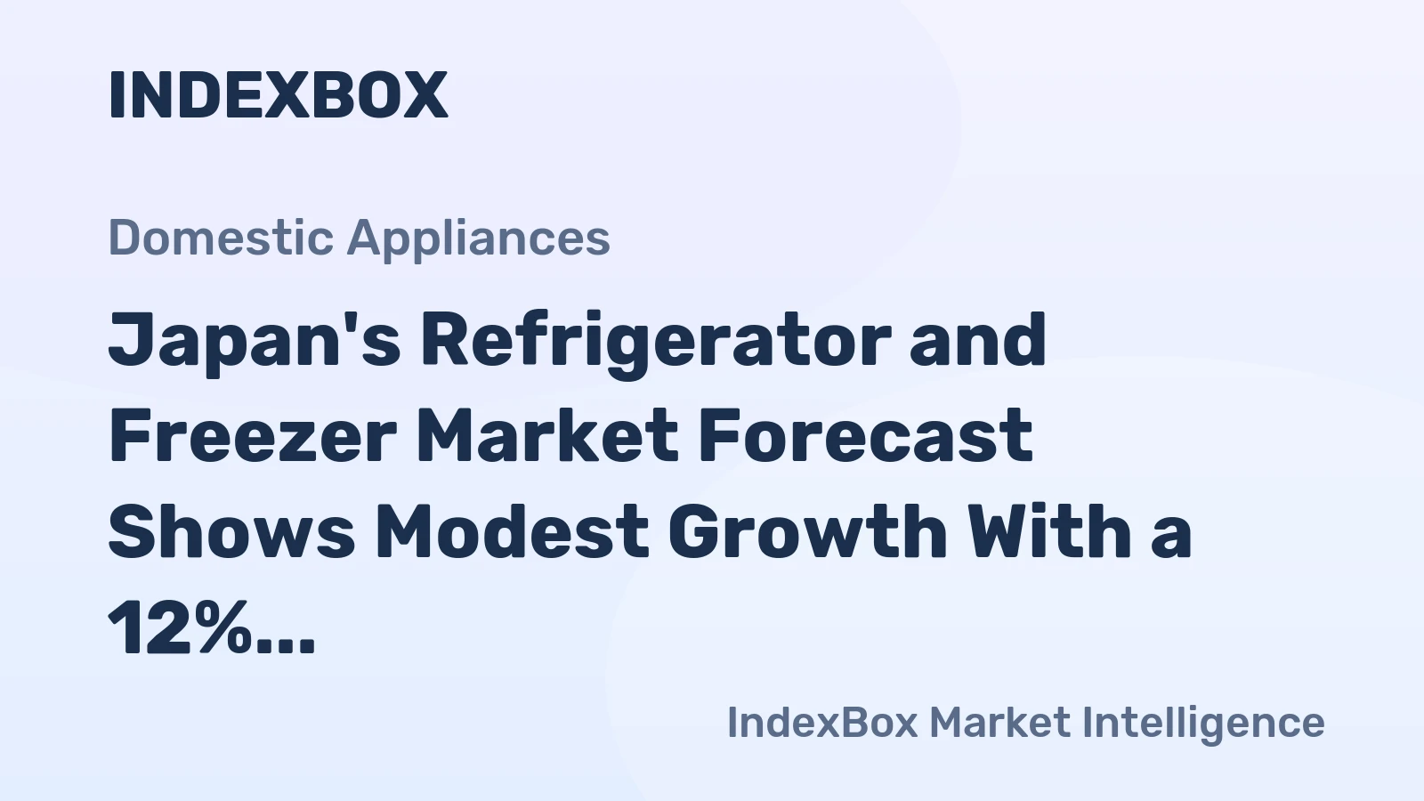 Japan's Refrigerator and Freezer Market Forecast Shows Modest Growth With a 12% Volume CAGR Through 2035