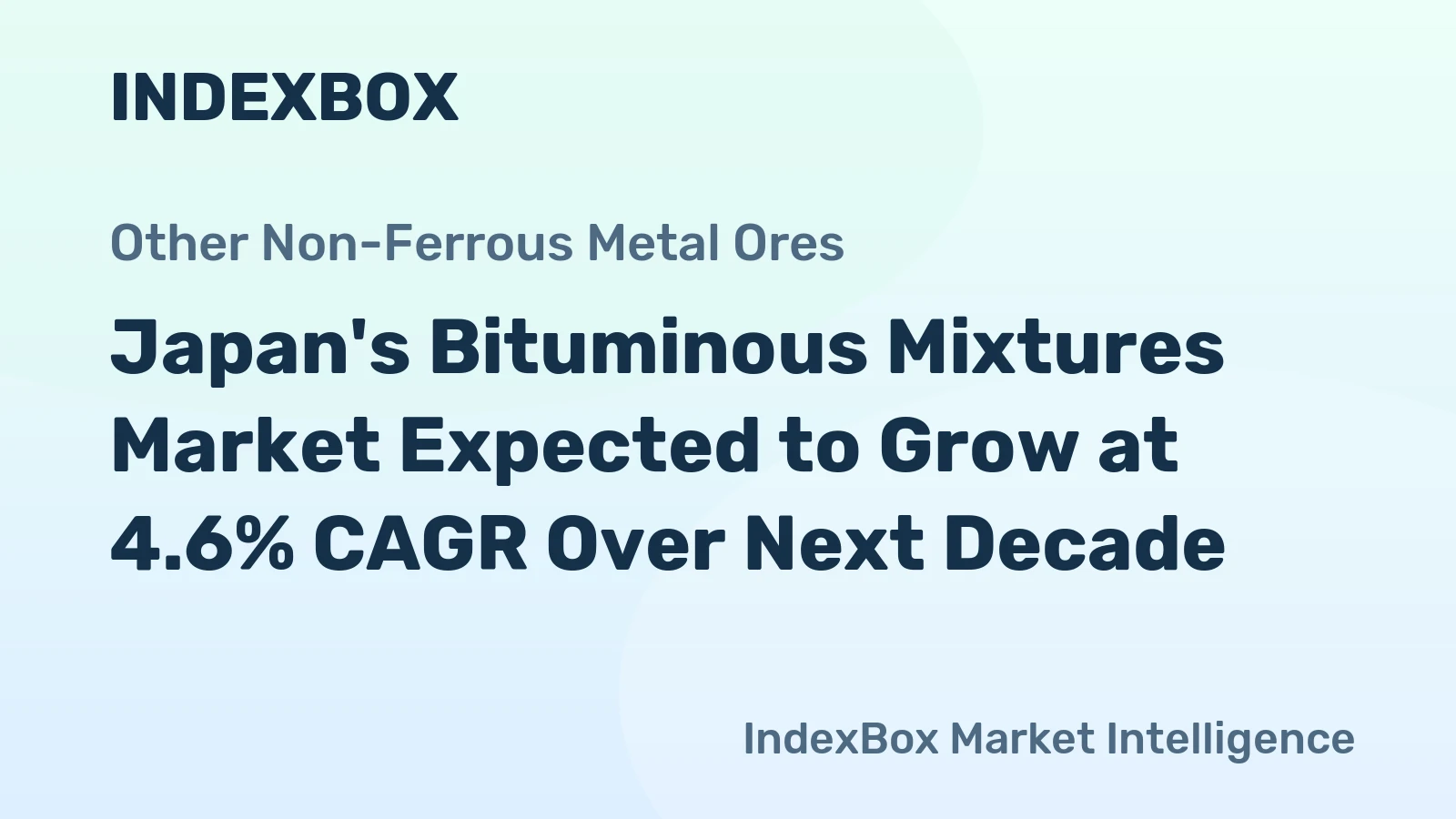 Japan's Bituminous Mixtures Market Expected to Grow at 4.6% CAGR Over Next Decade