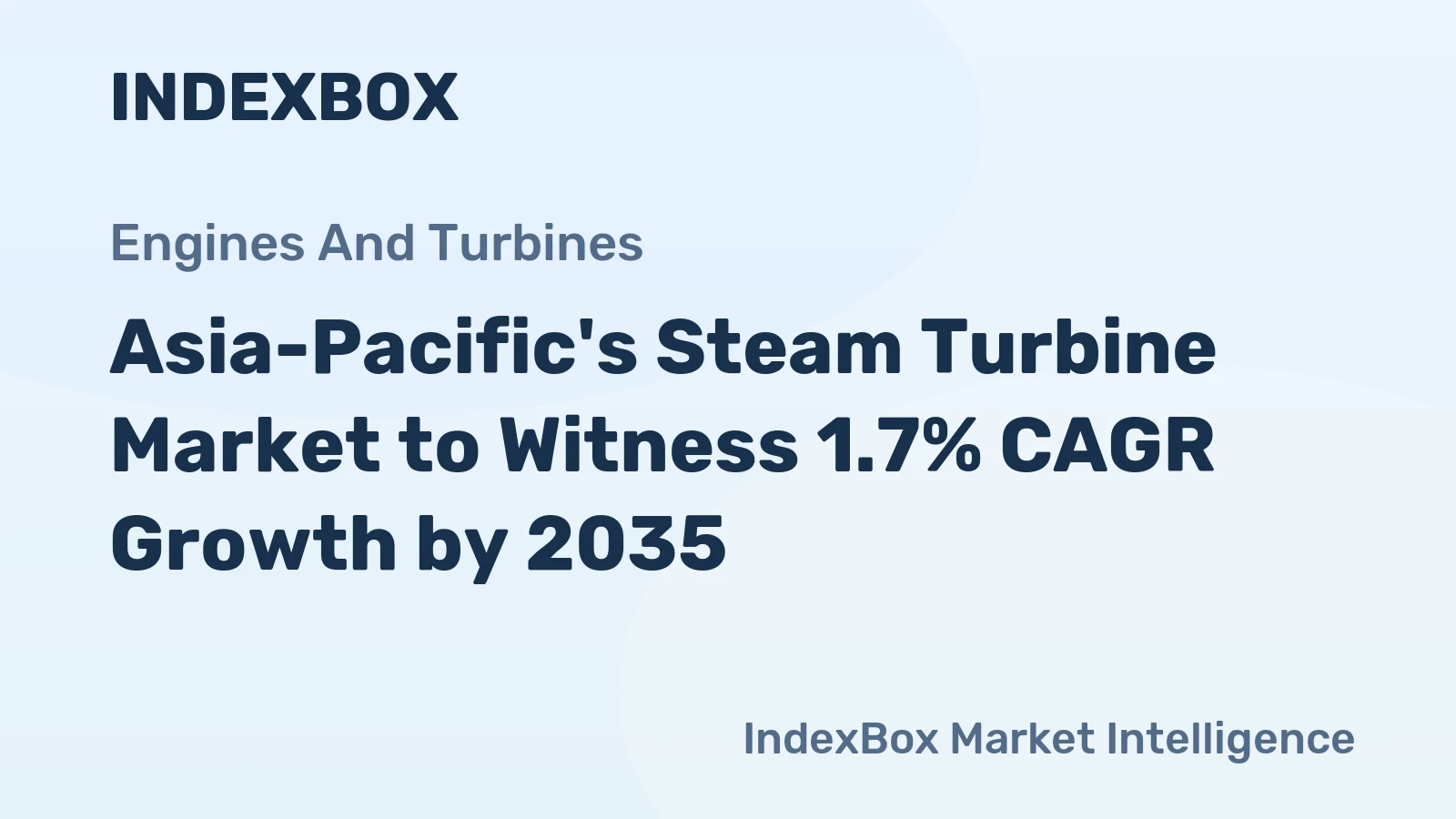 Asia-Pacific's Steam Turbine Market to Witness 1.7% CAGR Growth by 2035