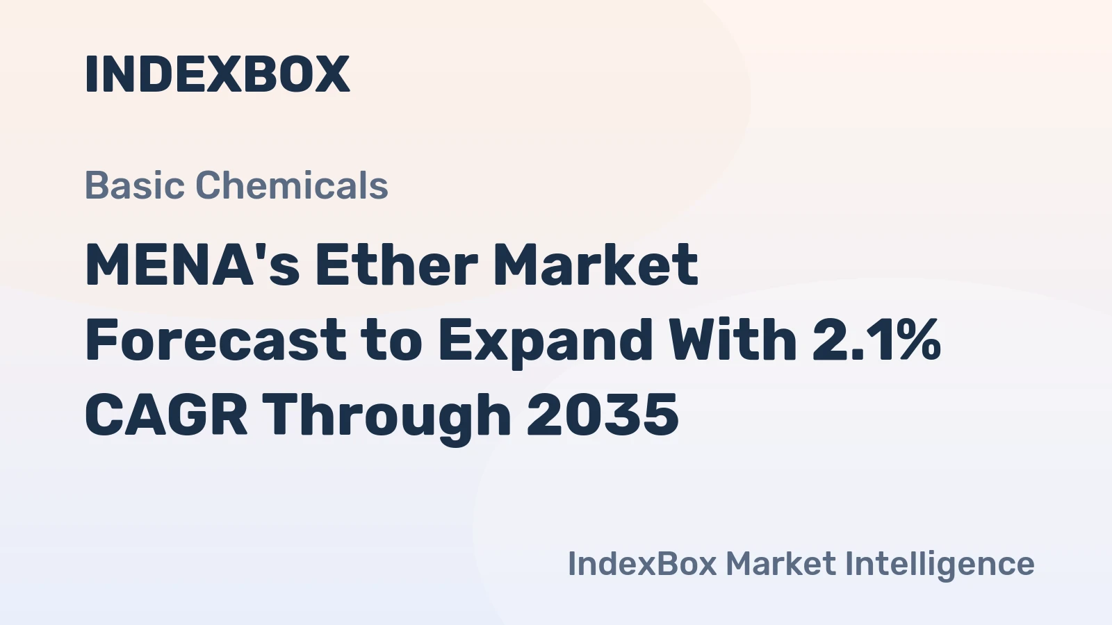 MENA's Ether Market Forecast to Expand With 2.1% CAGR Through 2035