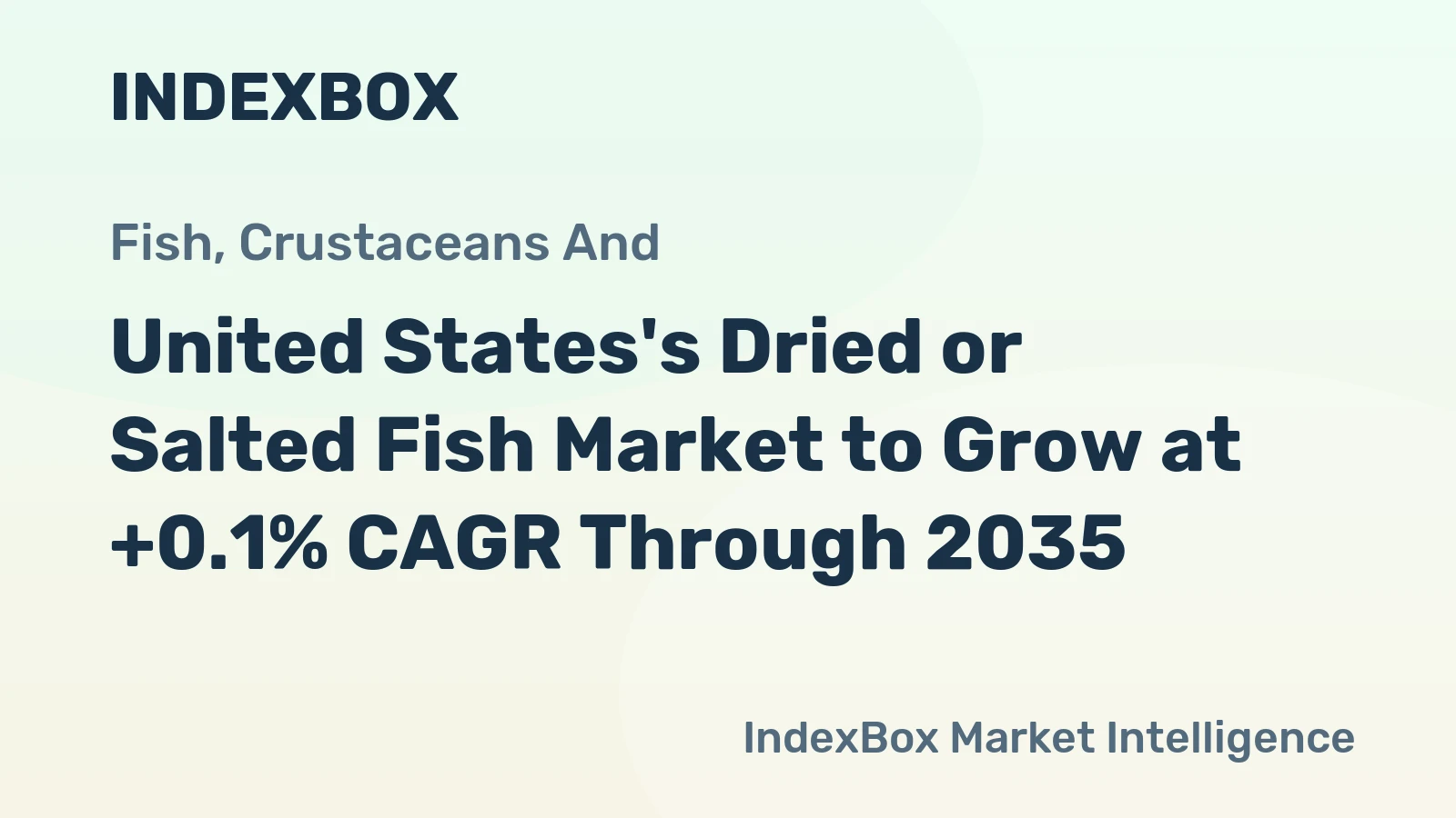 United States's Dried or Salted Fish Market to Grow at +0.1% CAGR Through 2035