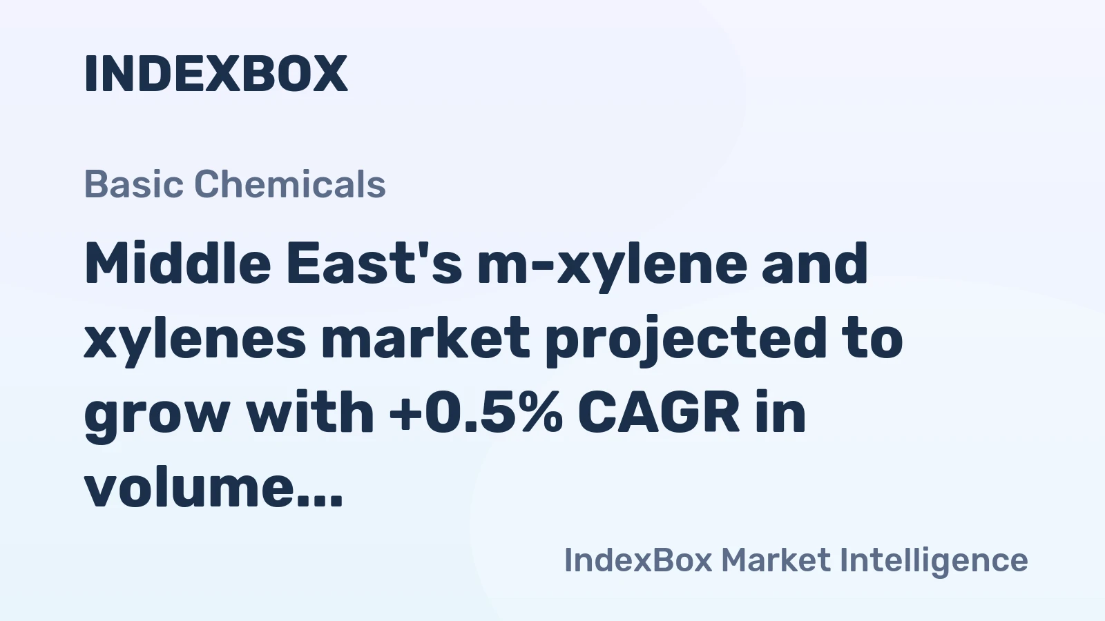 Middle East's m-xylene and xylenes market projected to grow with +0.5% CAGR in volume to 168K tons and +1.5% CAGR in value to $250M by 2035