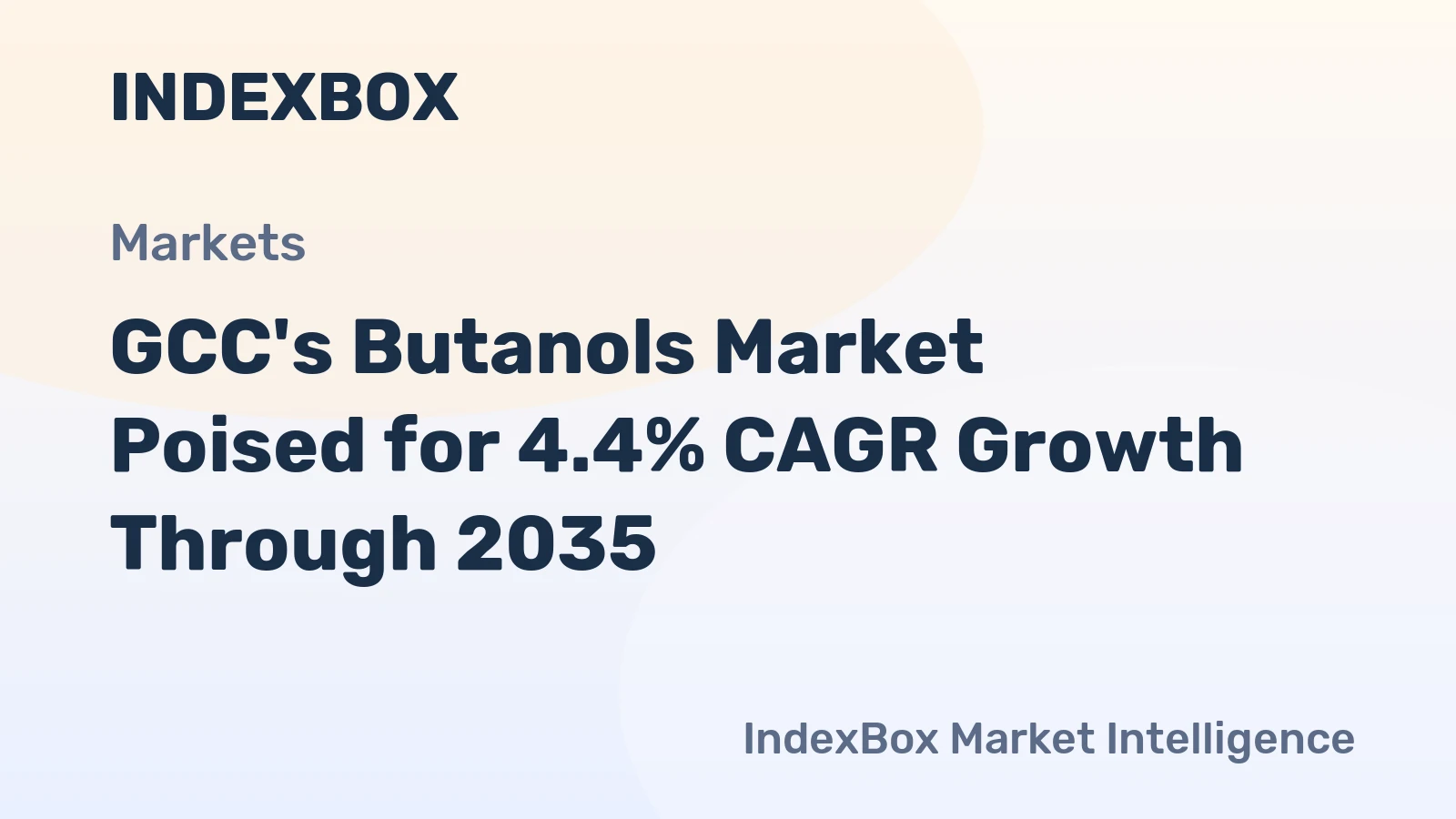 GCC's Butanols Market Poised for 4.4% CAGR Growth Through 2035