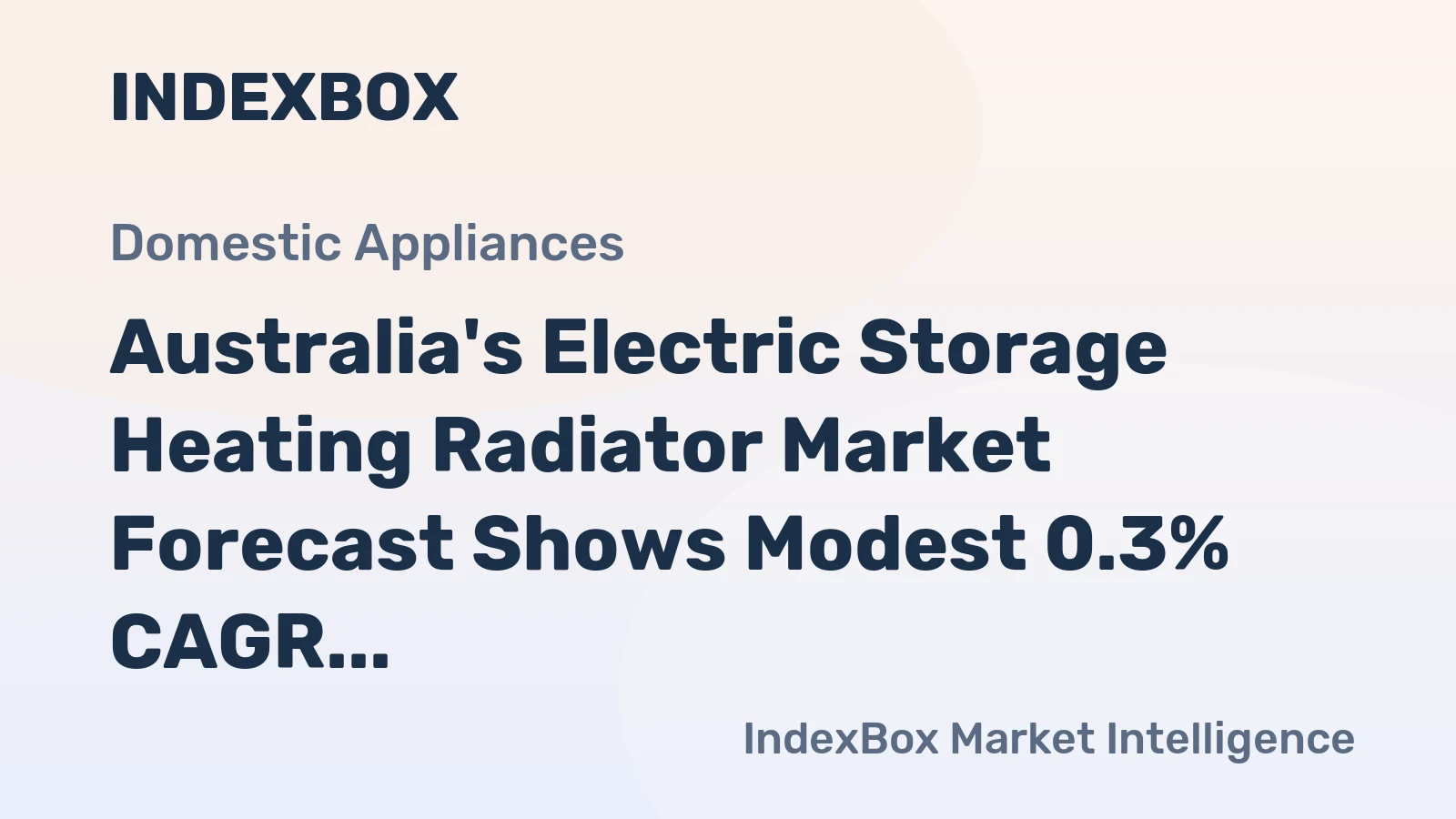 Australia's Electric Storage Heating Radiator Market Forecast Shows Modest 0.3% CAGR Growth Through 2035