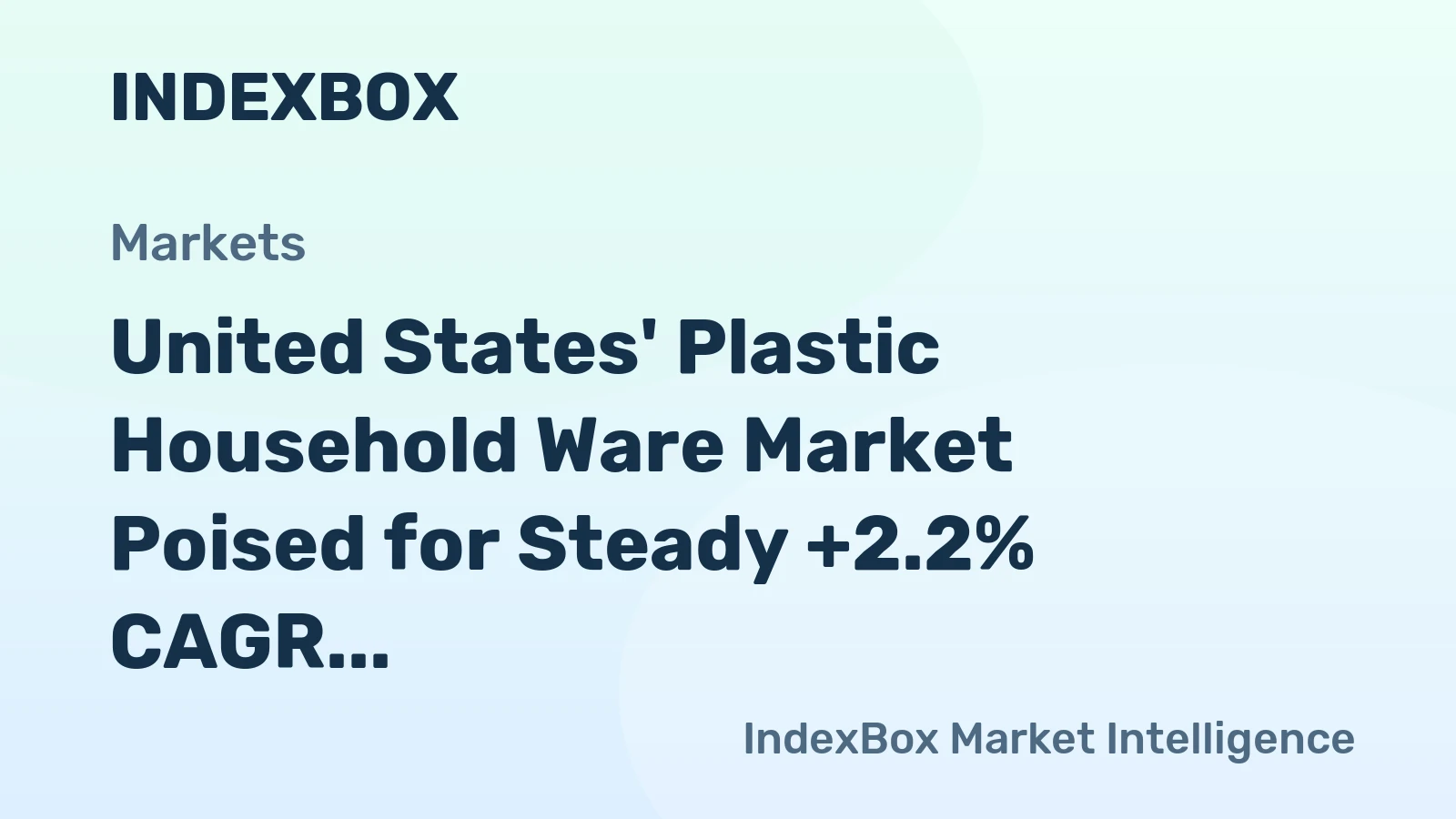 United States' Plastic Household Ware Market Poised for Steady +2.2% CAGR Growth Through 2035