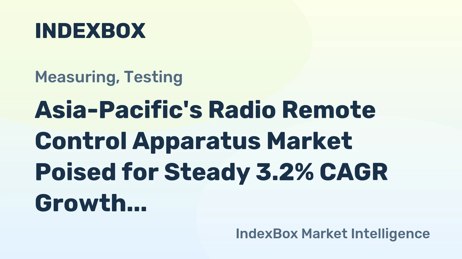 Asia-Pacific's Radio Remote Control Apparatus Market Poised for Steady 3.2% CAGR Growth Through 2035