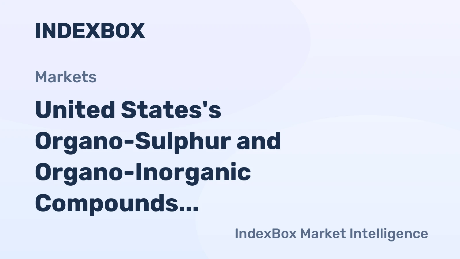 United States's Organo-Sulphur and Organo-Inorganic Compounds Market to Reach 1.1M Tons and $4.7B by 2035