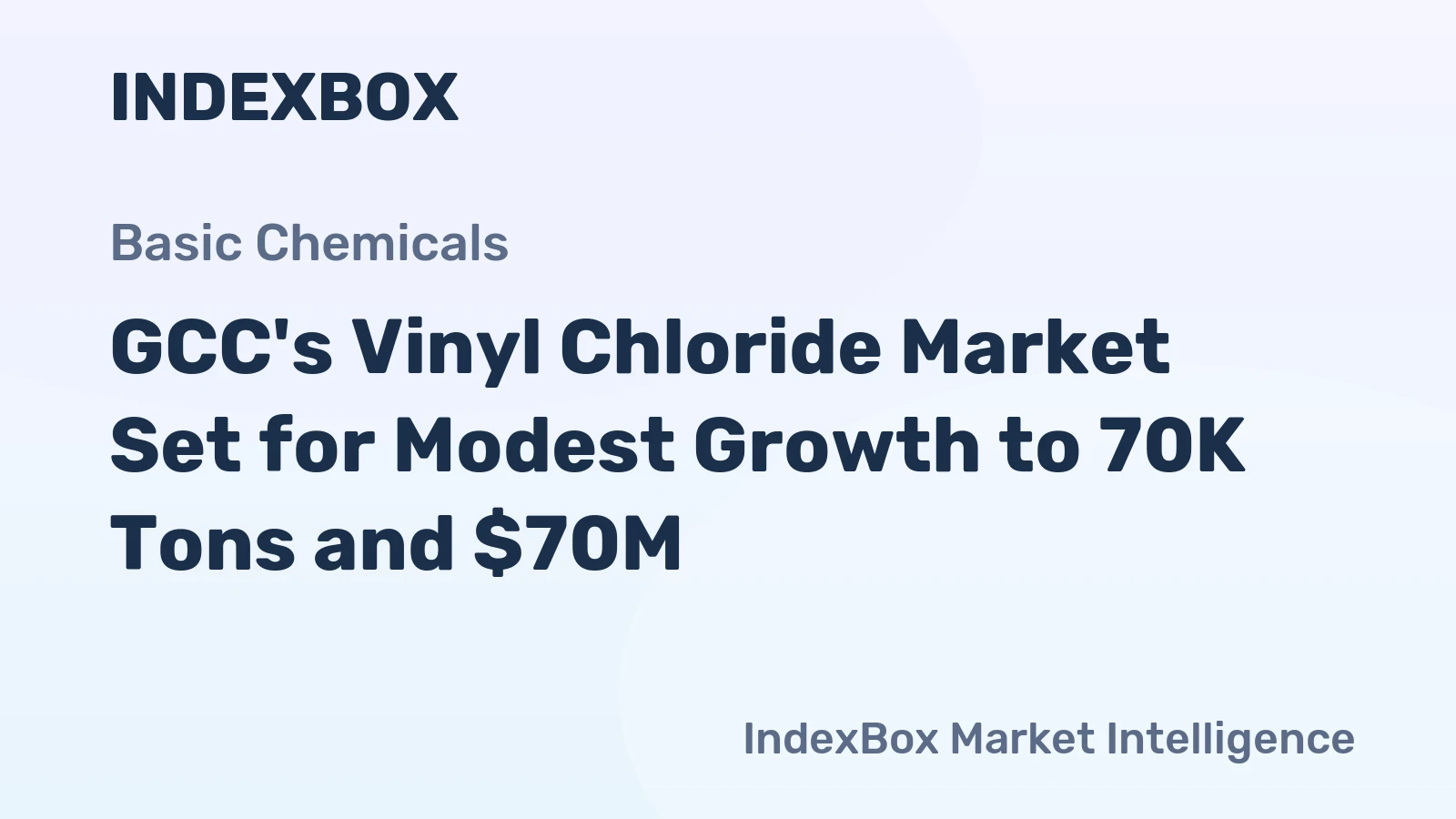 GCC's Vinyl Chloride Market Set for Modest Growth to 70K Tons and $70M