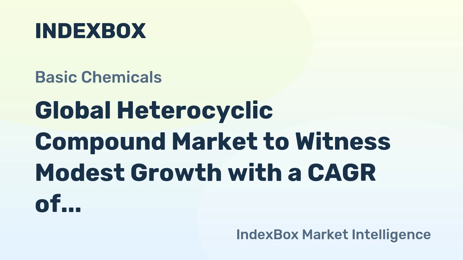 Global Heterocyclic Compound Market to Witness Modest Growth with a CAGR of +0.6% from 2024 to 2035