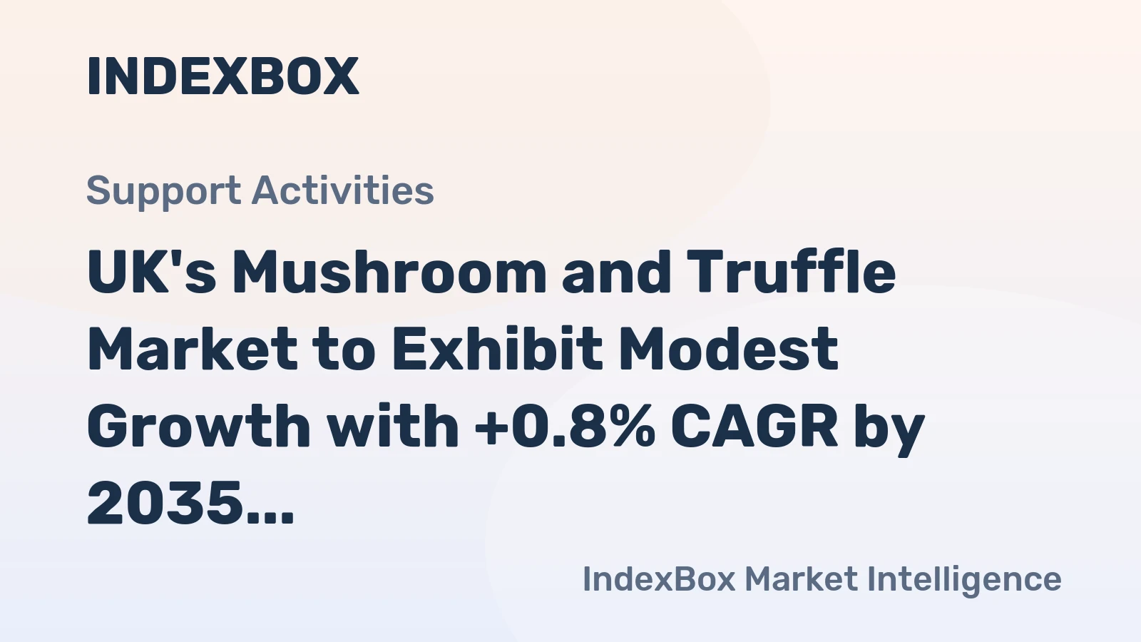UK's Mushroom and Truffle Market to Exhibit Modest Growth with +0.8% CAGR by 2035