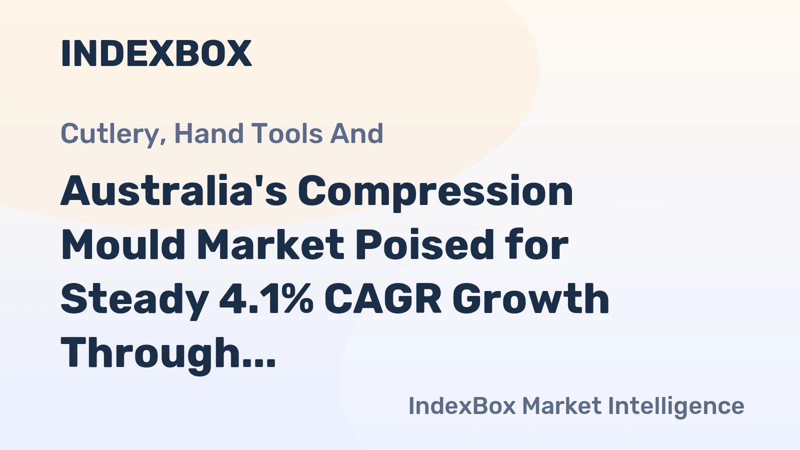 Australia's Compression Mould Market Poised for Steady 4.1% CAGR Growth Through 2035