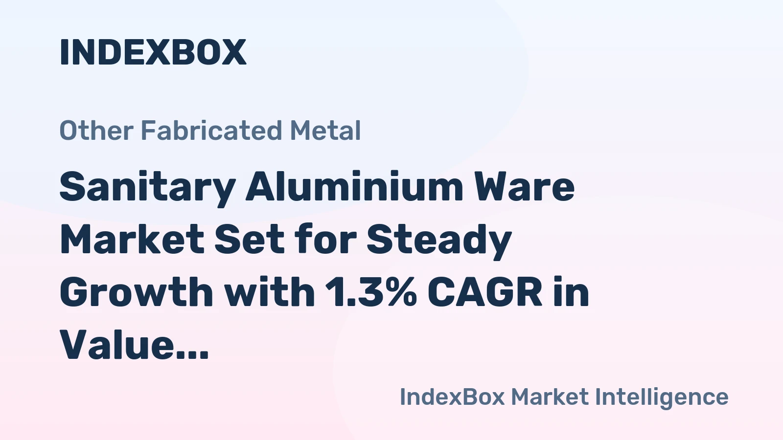 Sanitary Aluminium Ware Market Set for Steady Growth with 1.3% CAGR in Value Through 2035