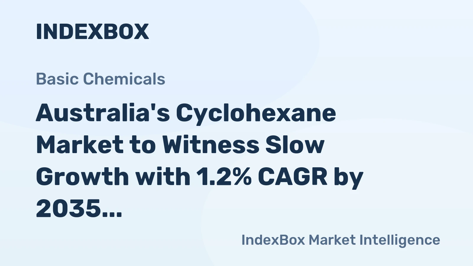 Australia's Cyclohexane Market to Witness Slow Growth with 1.2% CAGR by 2035