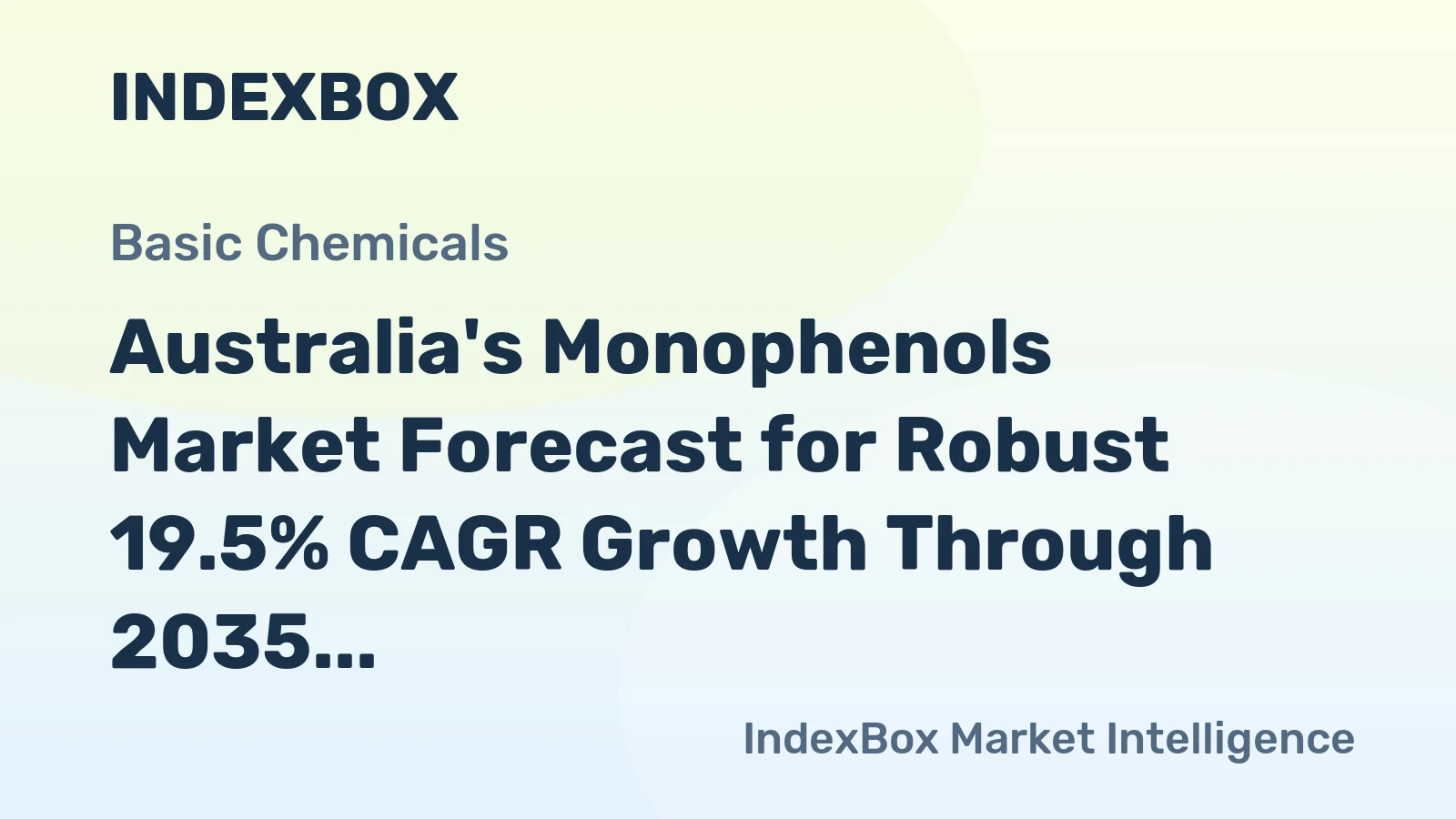Australia's Monophenols Market Forecast for Robust 19.5% CAGR Growth Through 2035