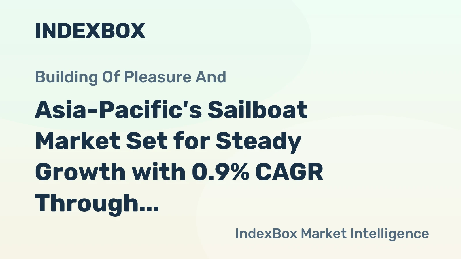 Asia-Pacific's Sailboat Market Set for Steady Growth with 0.9% CAGR Through 2035