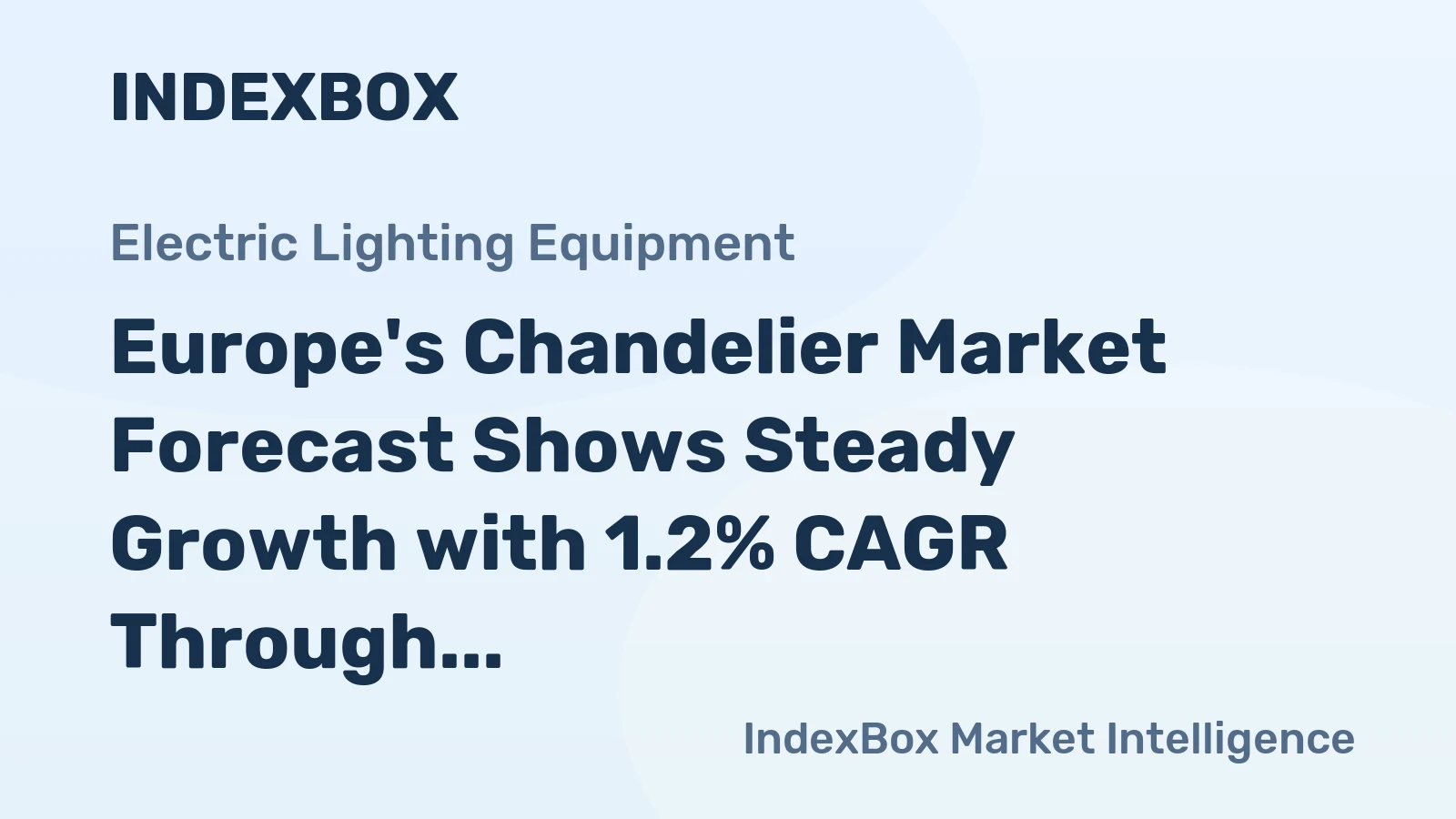 Europe's Chandelier Market Forecast Shows Steady Growth with 1.2% CAGR Through 2035