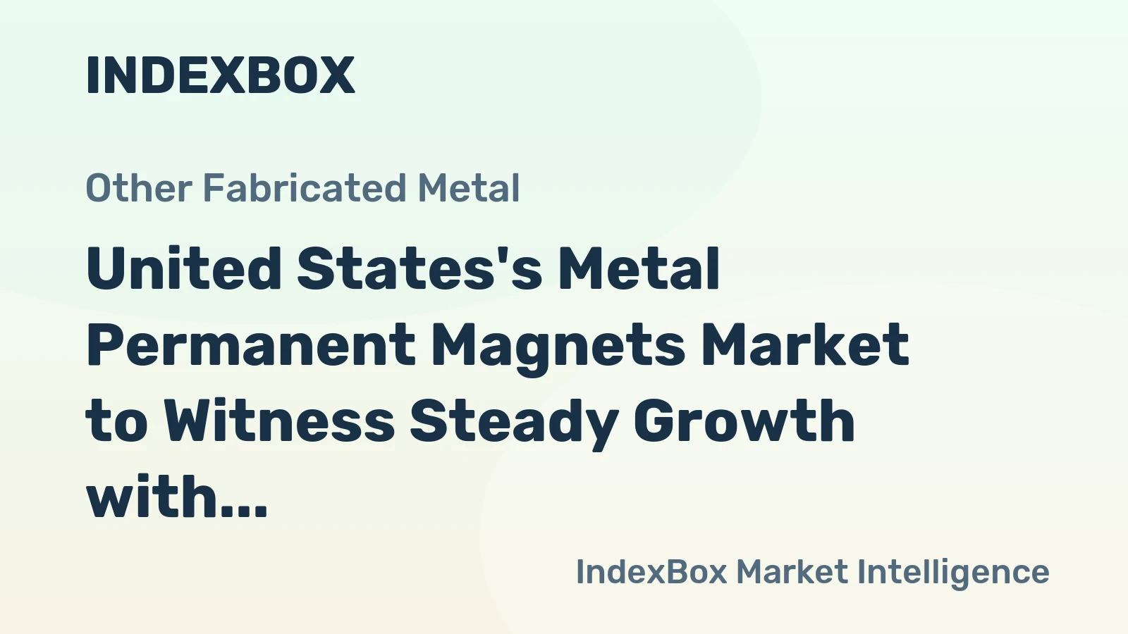 United States's Metal Permanent Magnets Market to Witness Steady Growth with CAGR of +2.1% from 2024 to 2035