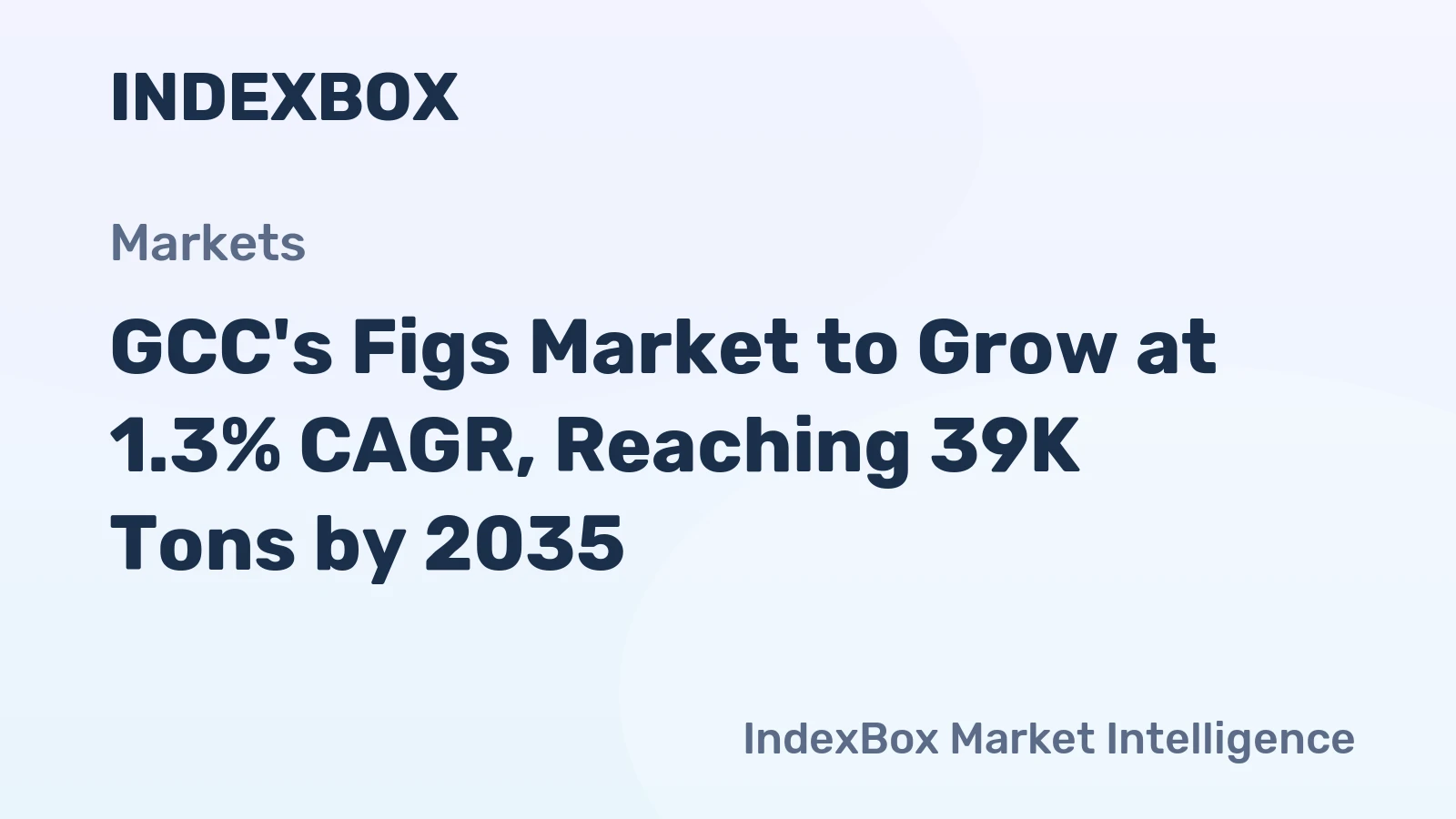 GCC's Figs Market to Grow at 1.3% CAGR, Reaching 39K Tons by 2035