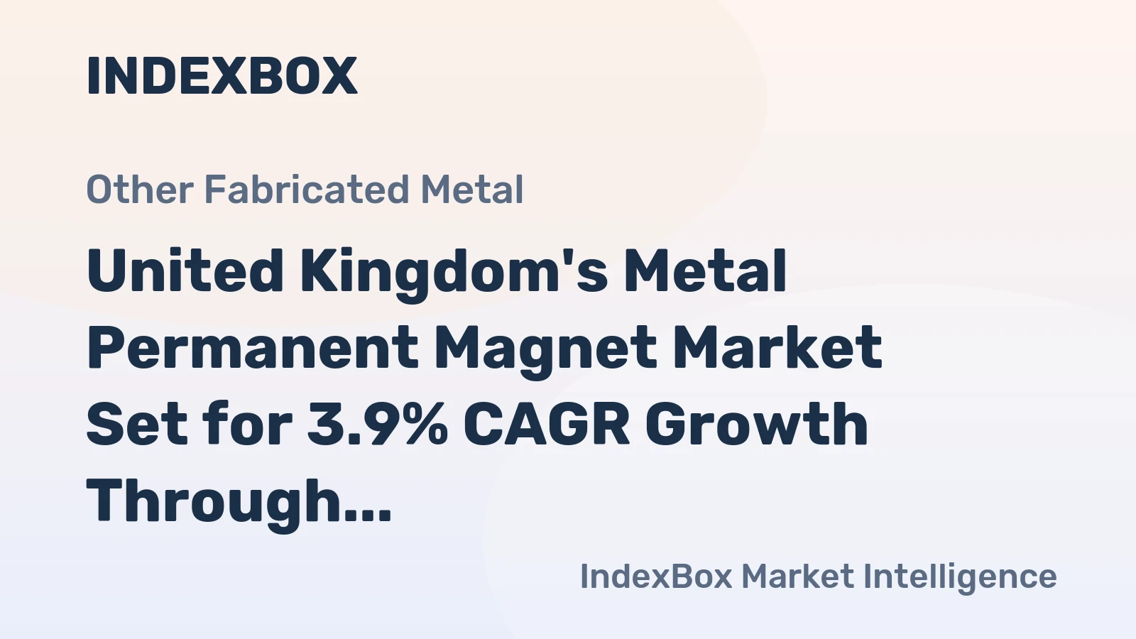 United Kingdom's Metal Permanent Magnet Market Set for 3.9% CAGR Growth Through 2035
