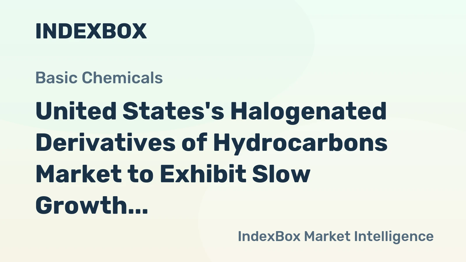 United States's Halogenated Derivatives of Hydrocarbons Market to Exhibit Slow Growth, Reaching 2.7M Tons by 2035