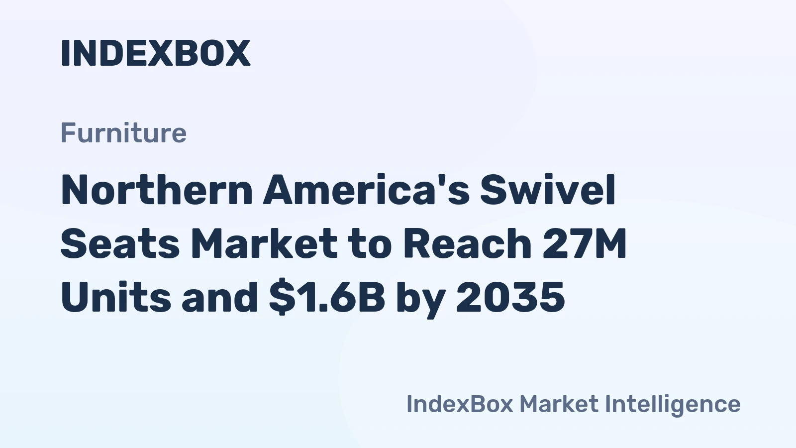 Northern America's Swivel Seats Market to Reach 27M Units and $1.6B by 2035