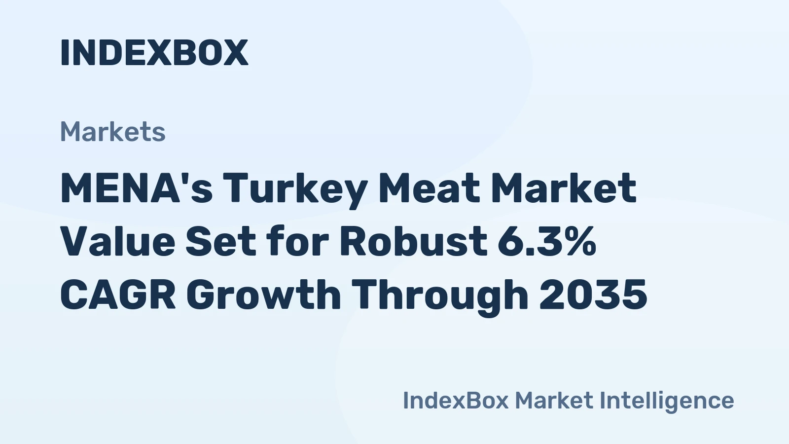 MENA's Turkey Meat Market Value Set for Robust 6.3% CAGR Growth Through 2035