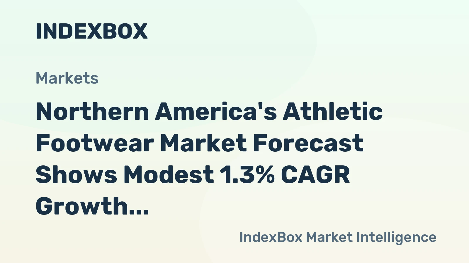 Northern America's Athletic Footwear Market Forecast Shows Modest 1.3% CAGR Growth Through 2035