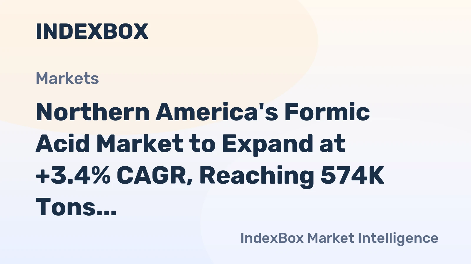 Northern America's Formic Acid Market to Expand at +3.4% CAGR, Reaching 574K Tons by 2035
