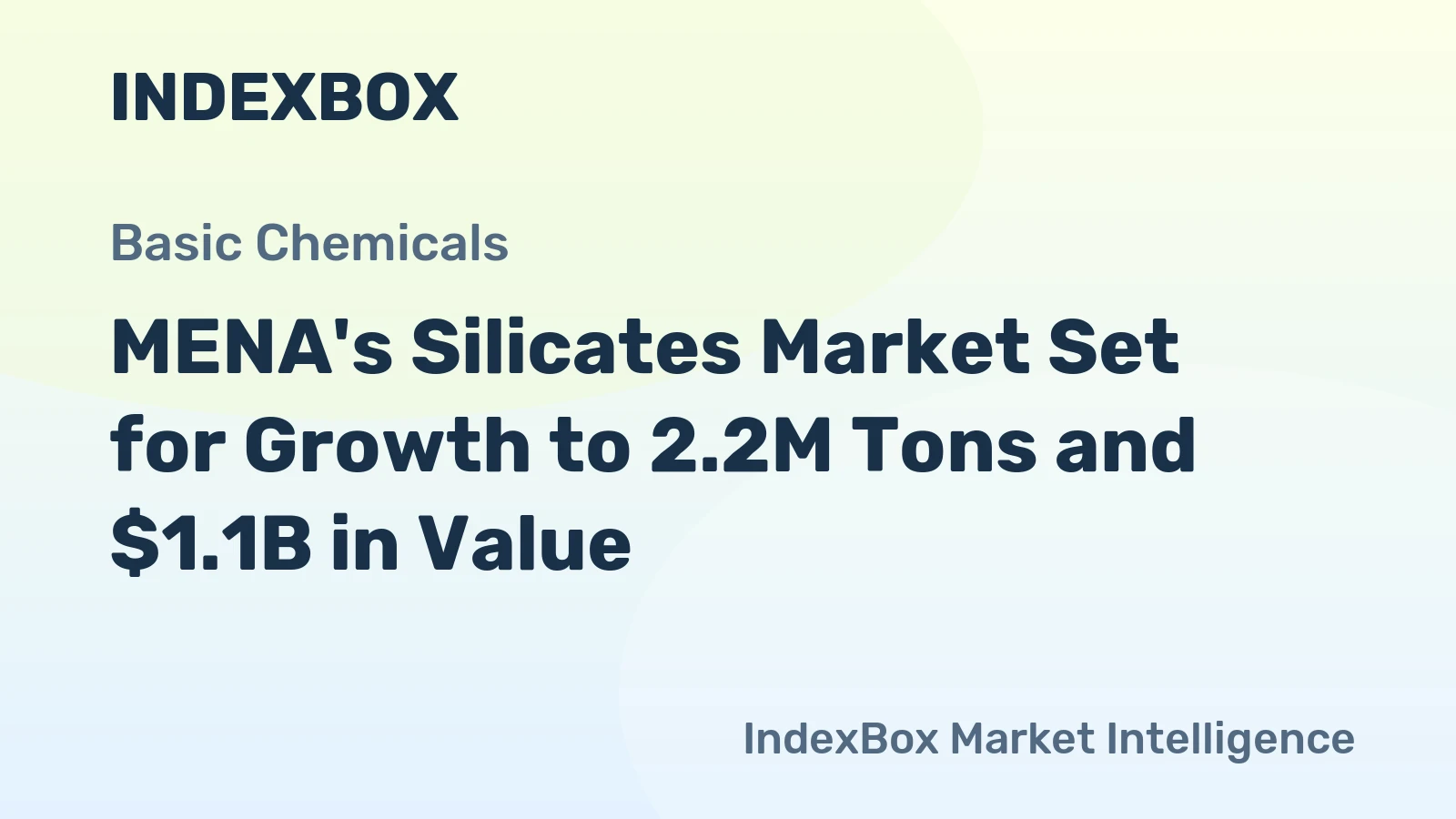 MENA's Silicates Market Set for Growth to 2.2M Tons and $1.1B in Value