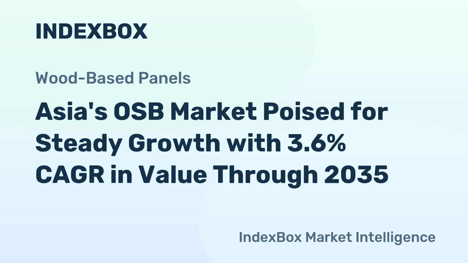 Asia's OSB Market Poised for Steady Growth with 3.6% CAGR in Value Through 2035