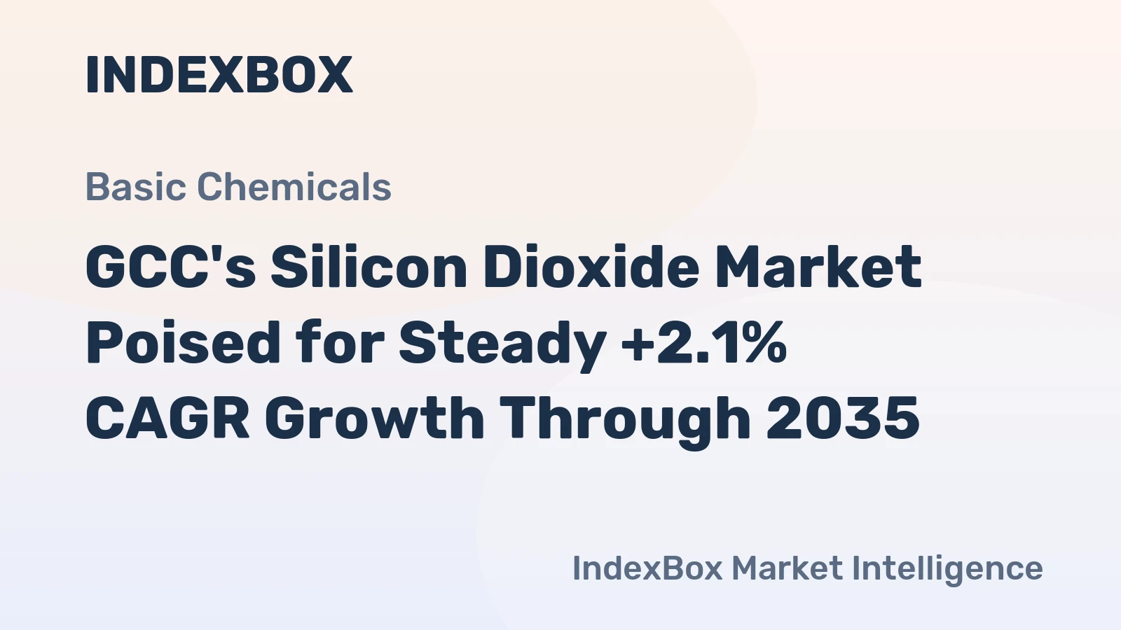 GCC's Silicon Dioxide Market Poised for Steady +2.1% CAGR Growth Through 2035