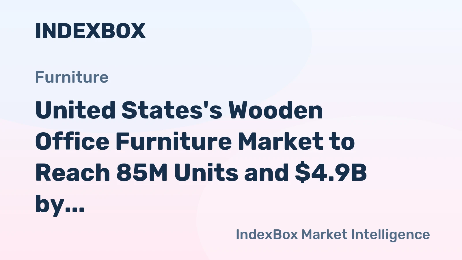 United States's Wooden Office Furniture Market to Reach 85M Units and $4.9B by 2035