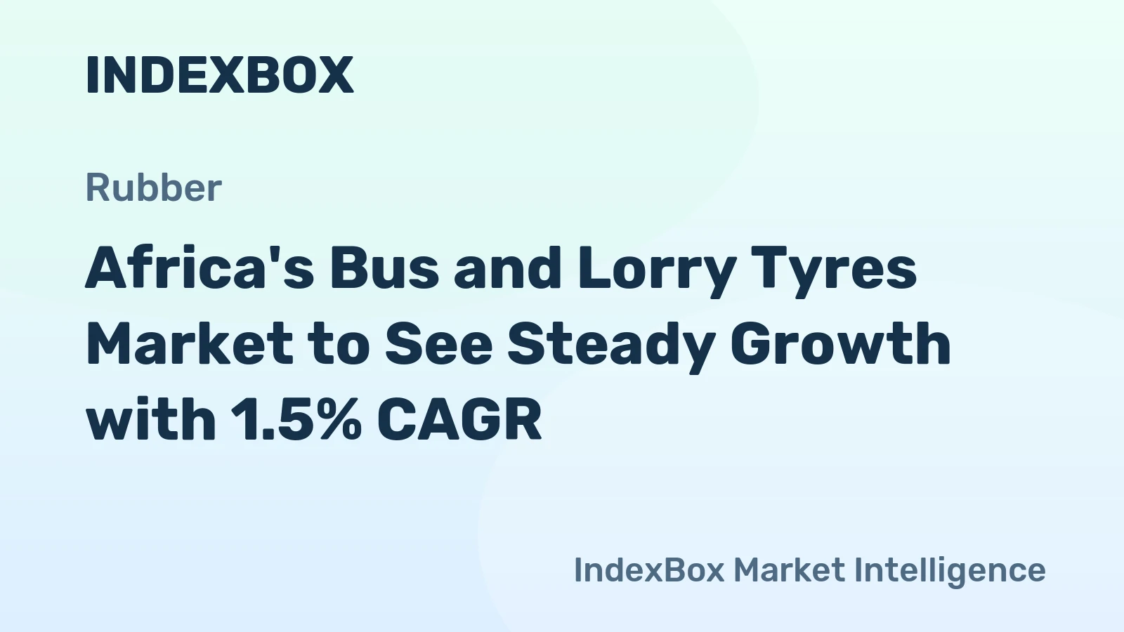 Africa's Bus and Lorry Tyres Market to See Steady Growth with 1.5% CAGR