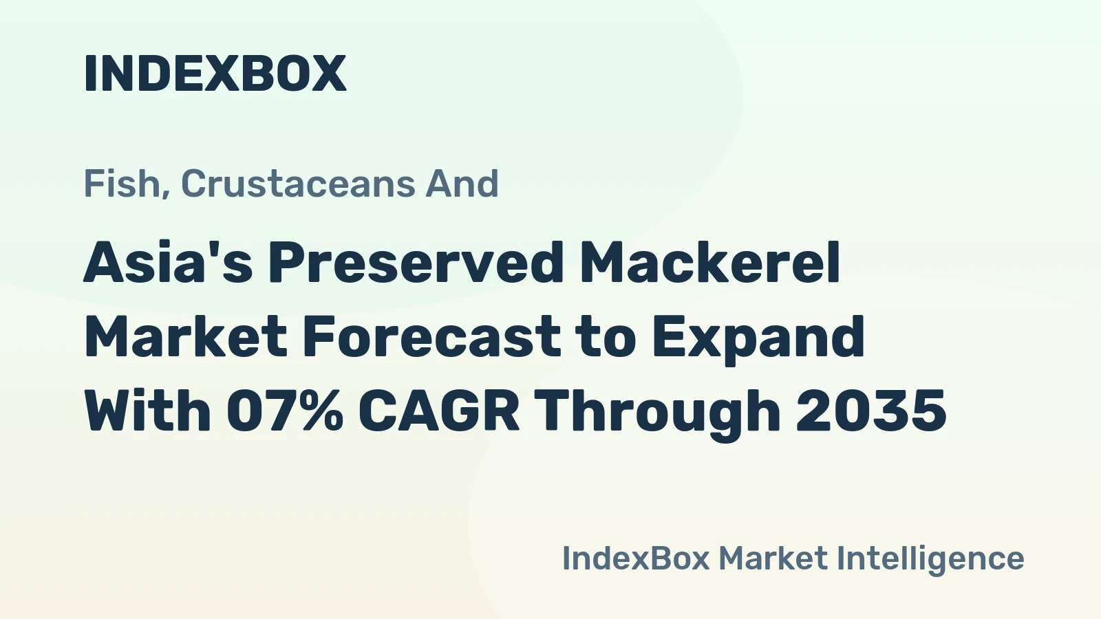 Asia's Preserved Mackerel Market Forecast to Expand With 07% CAGR Through 2035