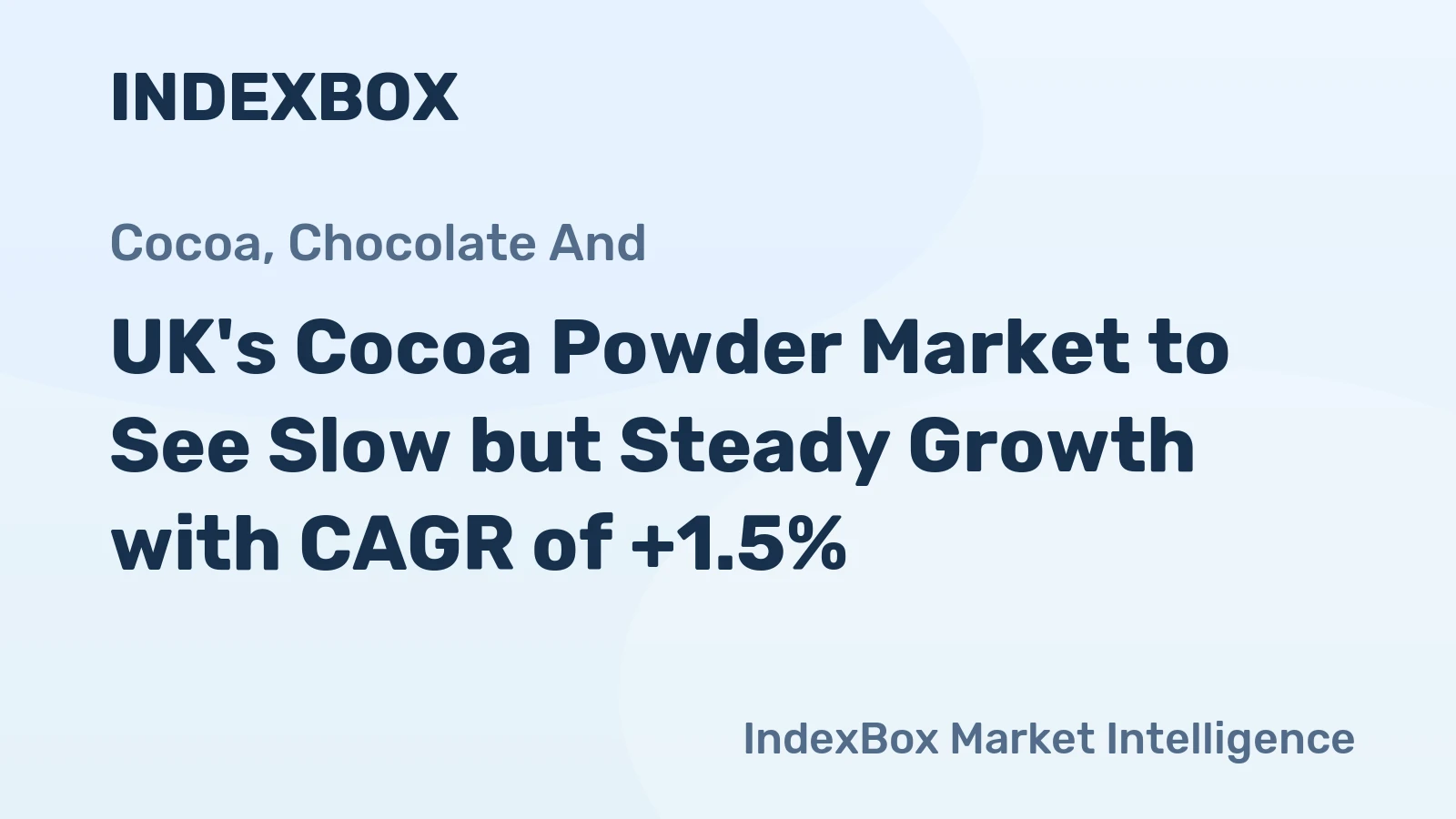 UK's Cocoa Powder Market to See Slow but Steady Growth with CAGR of +1.5%