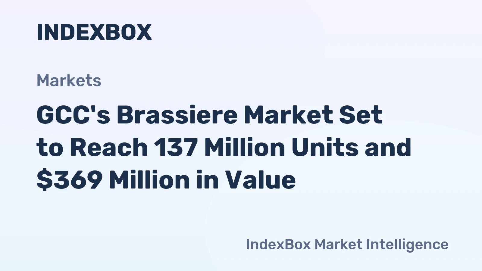 GCC's Brassiere Market Set to Reach 137 Million Units and $369 Million in Value